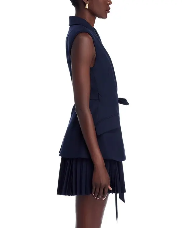 Simkhai Eman Sleeveless Blazer Dress - Midnight