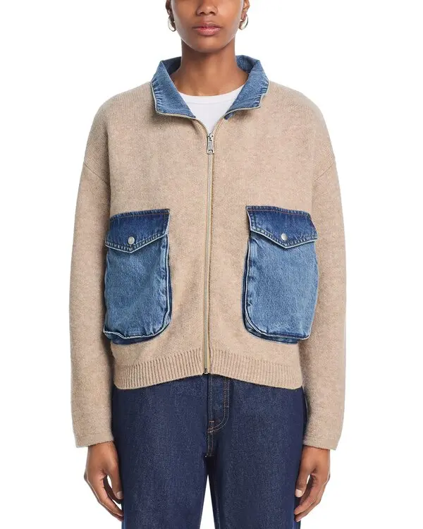 Blanknyc Sweater Bomber Jacket
