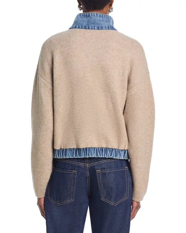 Blanknyc Sweater Bomber Jacket