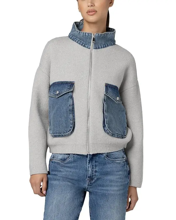 Blanknyc Denim Knit Sweater Shacket - Hitting Stride