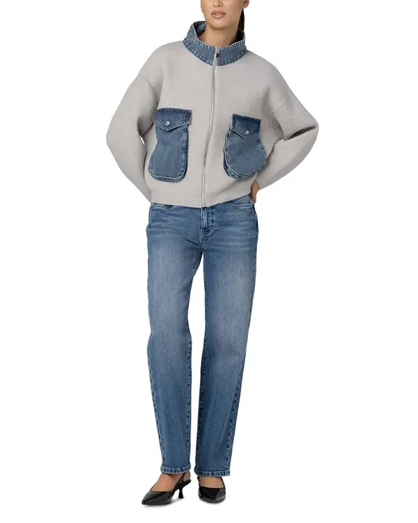 Blanknyc Denim Knit Sweater Shacket - Hitting Stride