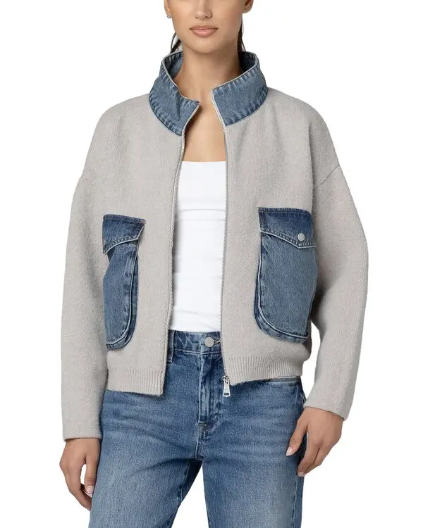 Blanknyc Denim Knit Sweater Shacket - Hitting Stride