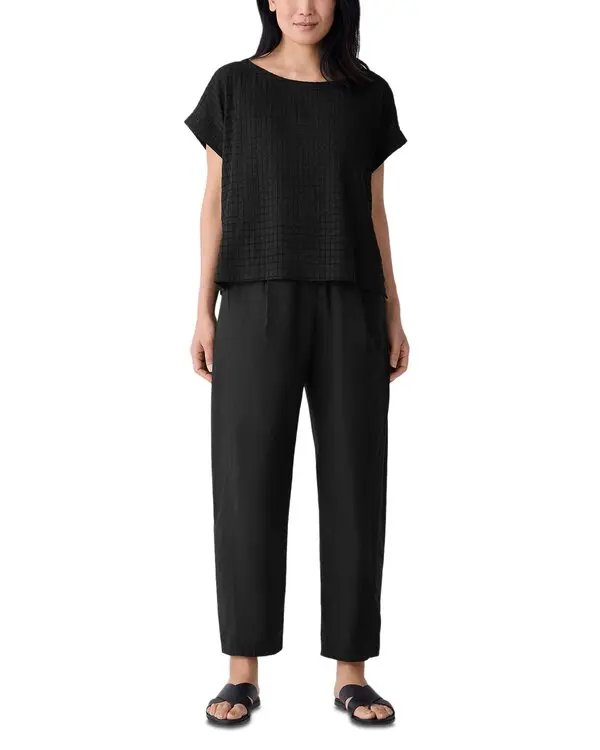 Eileen Fisher Pleated Lantern Ankle Pants
