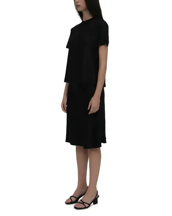 Rosetta Getty Bias Silk Skirt