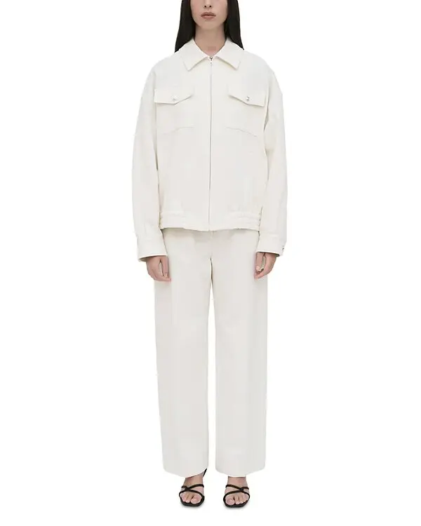 Rosetta Getty Zip Front Shirt Jacket