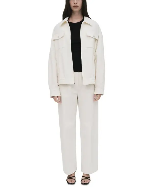 Rosetta Getty Zip Front Shirt Jacket