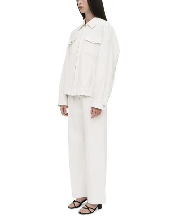 Rosetta Getty Zip Front Shirt Jacket