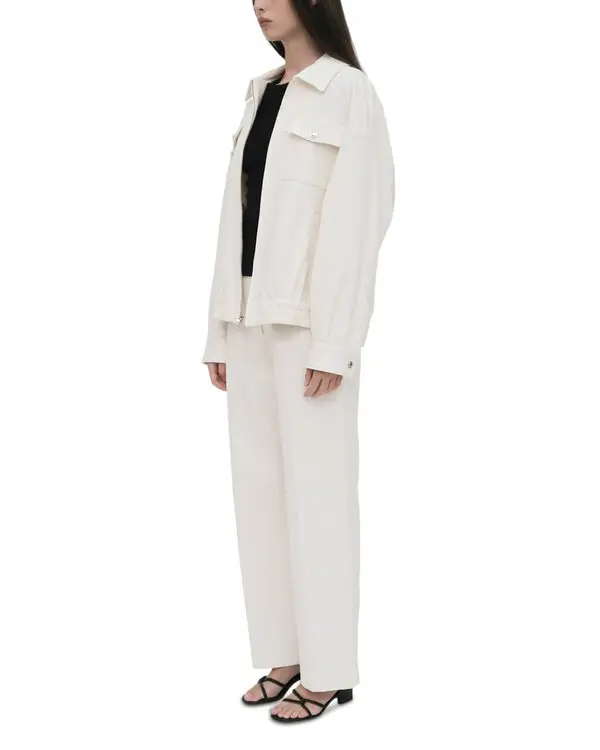 Rosetta Getty Zip Front Shirt Jacket