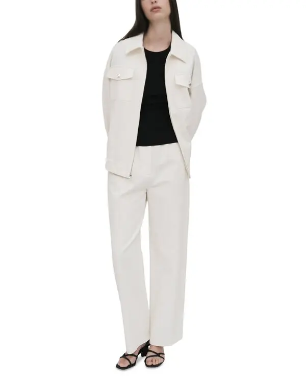 Rosetta Getty Zip Front Shirt Jacket