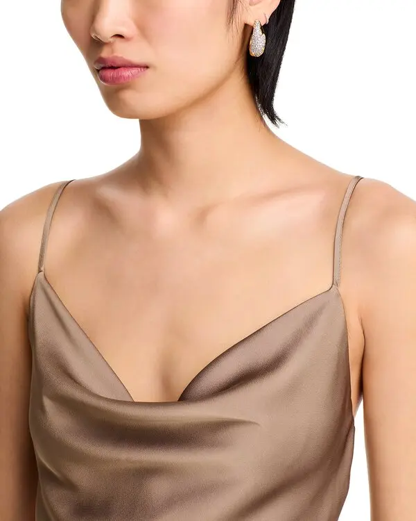 Bardot Monroe Cowlneck Maxi Dress - Toffee