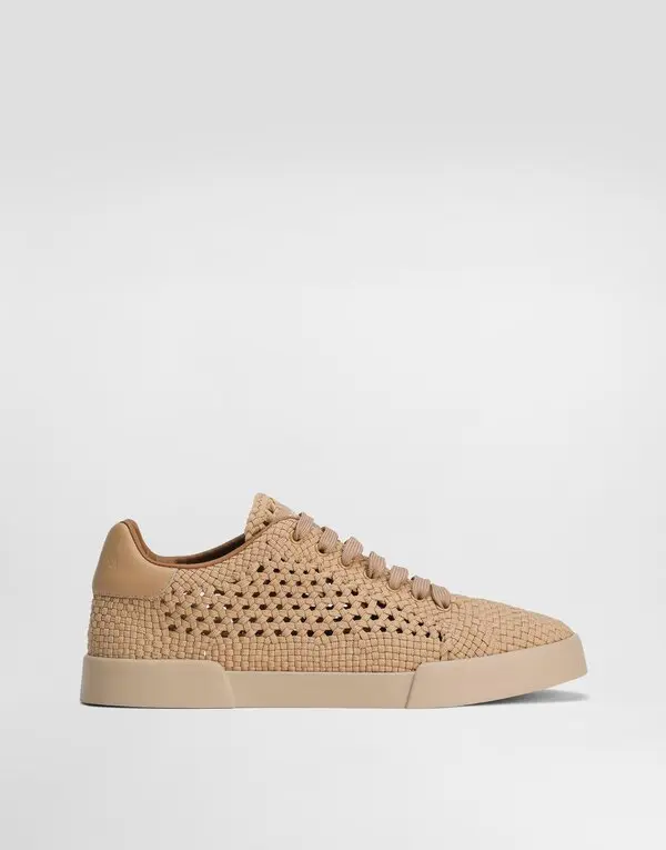 Dolce & Gabbana Portofino Light Strobel Sneakers - Beige