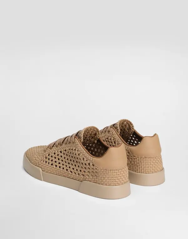Dolce & Gabbana Portofino Light Strobel Sneakers - Beige
