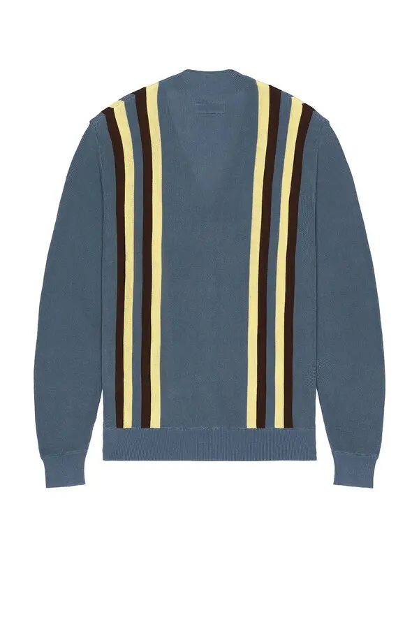 BEAMS Cardigan Stripe