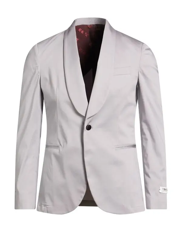 BERNA Blazer Size Organic Cotton, Elastane - Grey