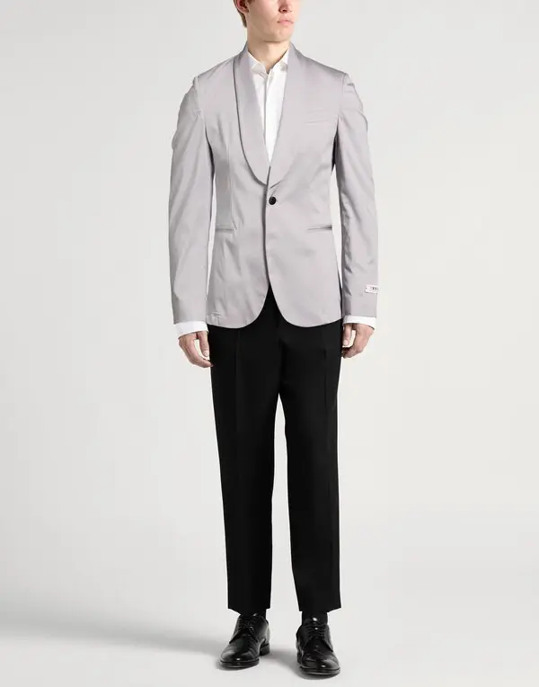 BERNA Blazer Size Organic Cotton, Elastane - Grey