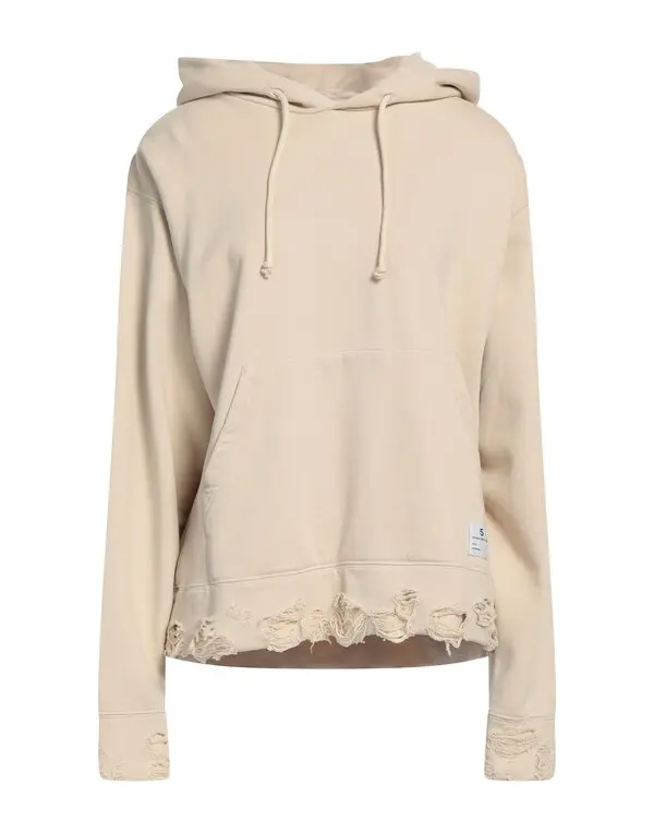 DEPARTMENT 5 Cotton Fleece Sweatshirt - Beige