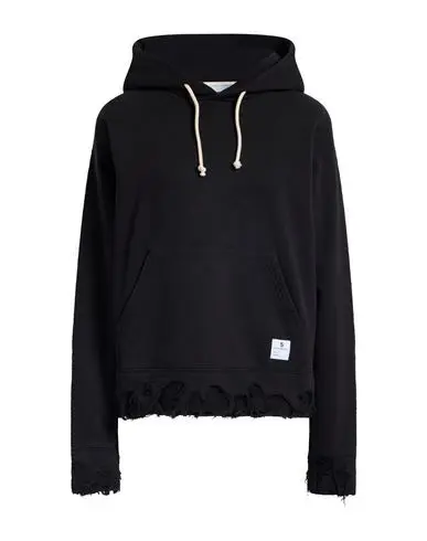 DEPARTMENT 5 Cotton Fleece Sweatshirt - Black