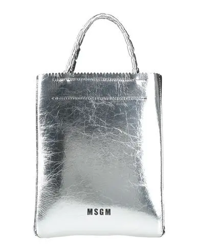 MSGM Leather Shopper Bag
