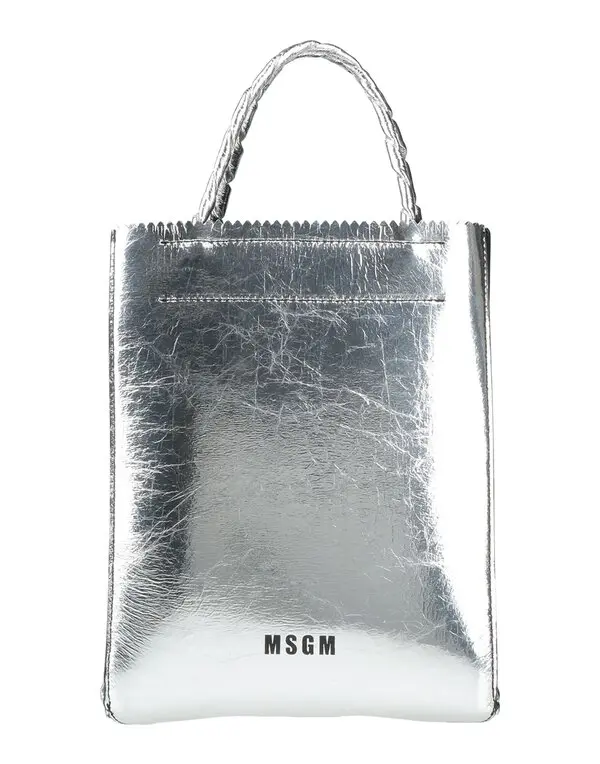 MSGM Leather Shopper Bag