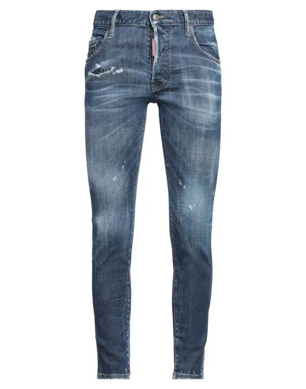 Dsquared2 Jeans Size Cotton, Polyester, Elastane, Calfskin