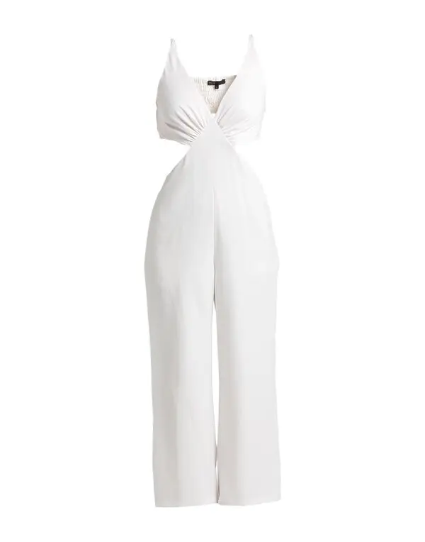 Maje Crepe Jumpsuit With Cutout