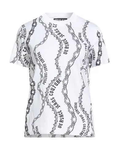 Versace Printed Cotton T-shirt - White