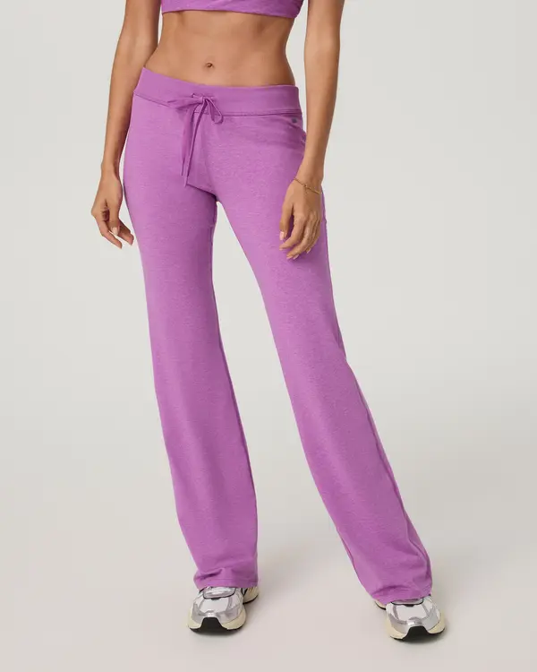 Vuori Halo Low Rise Slim Flare Pants - Bloom Heather
