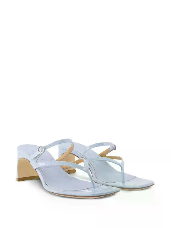 AeydĒ 55mm Giselle Buckle-strap Heeled Sandals