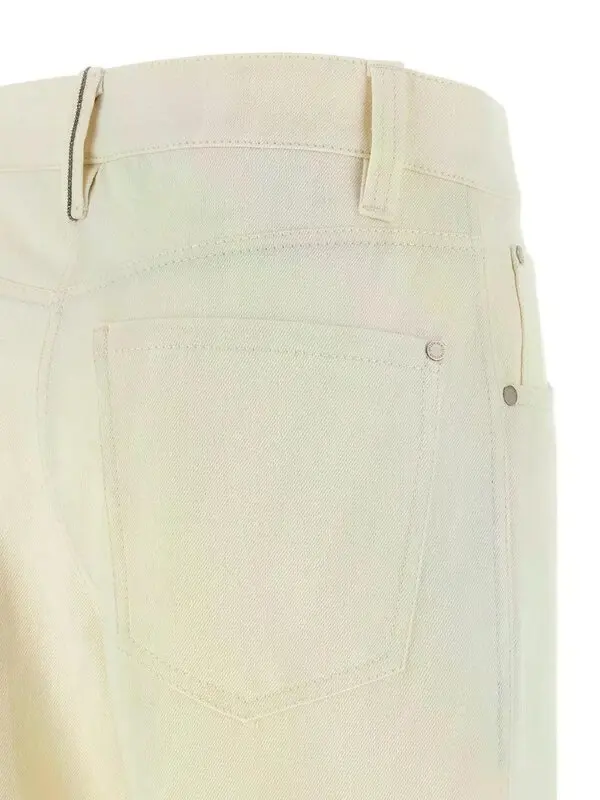 Brunello Cucinelli Monile Cropped Jeans