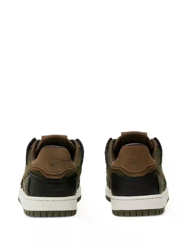 A BATHING APE Sk8 Sta™ #6 Star-patch Leather Sneakers