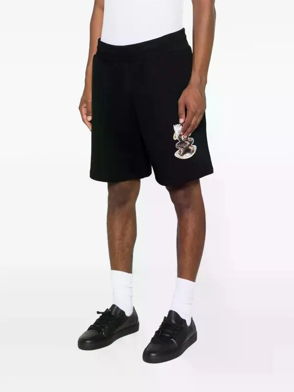 Moschino Printed Shorts - Black