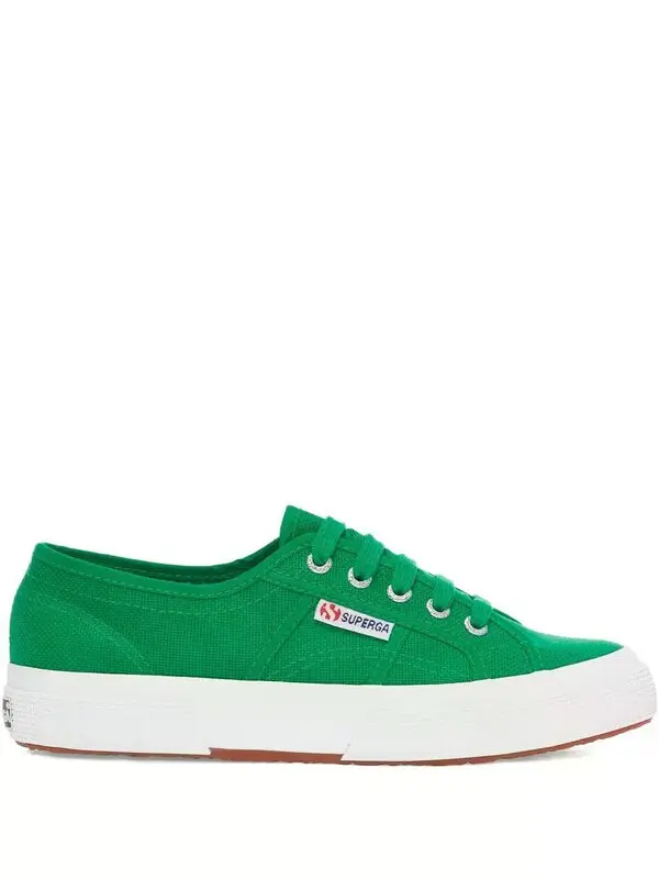 Superga Lace-up Canvas Sneakers - Green
