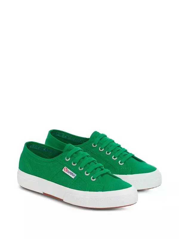 Superga Lace-up Canvas Sneakers - Green