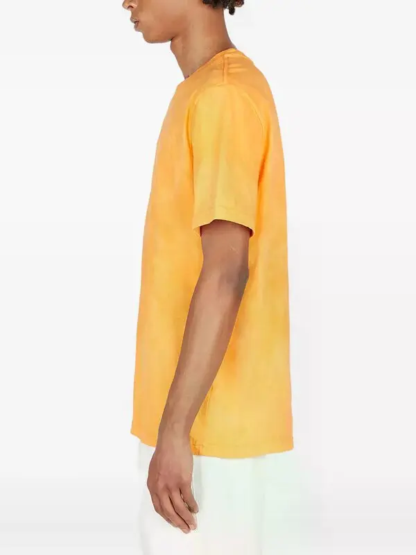 NOTSONORMAL Washed Crew Neck T-shirt - Orange