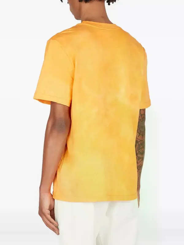 NOTSONORMAL Washed Crew Neck T-shirt - Orange