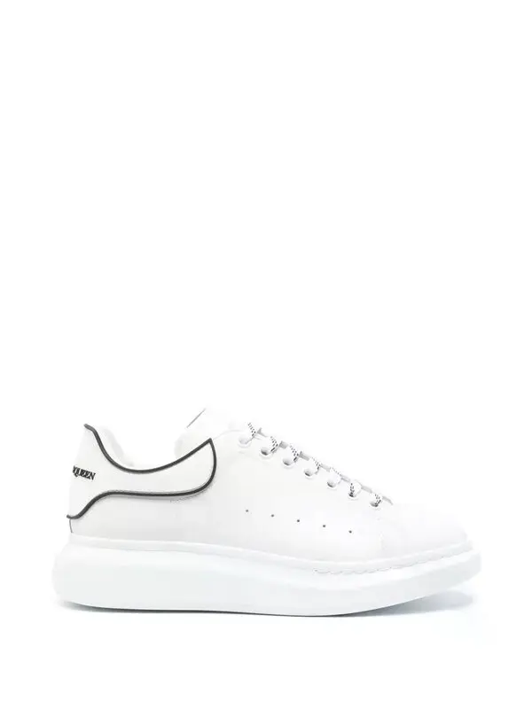 Alexander McQueen Oversized Lace-up Sneakers - White