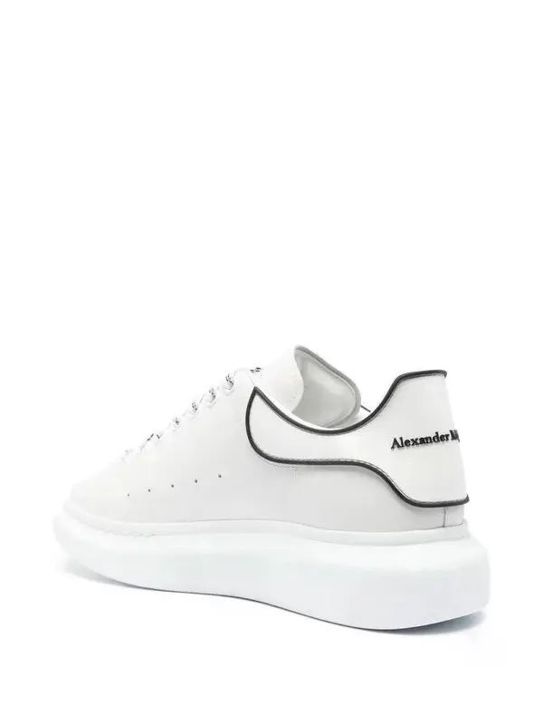 Alexander McQueen Oversized Lace-up Sneakers - White