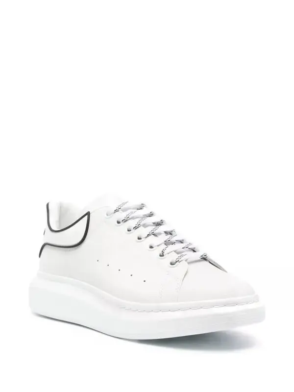 Alexander McQueen Oversized Lace-up Sneakers - White