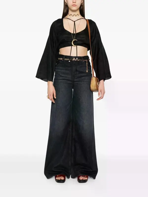 Chloé Buttoned Wide-leg Jeans