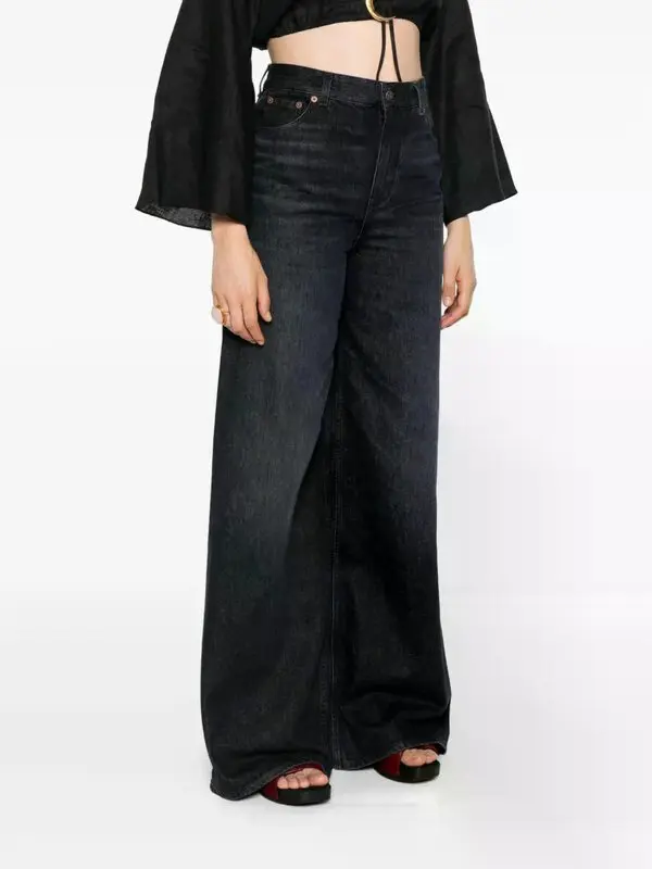 Chloé Buttoned Wide-leg Jeans
