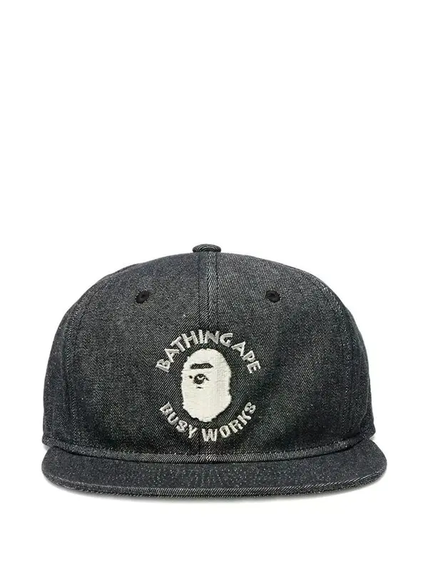 A BATHING APE Logo Denim Cap