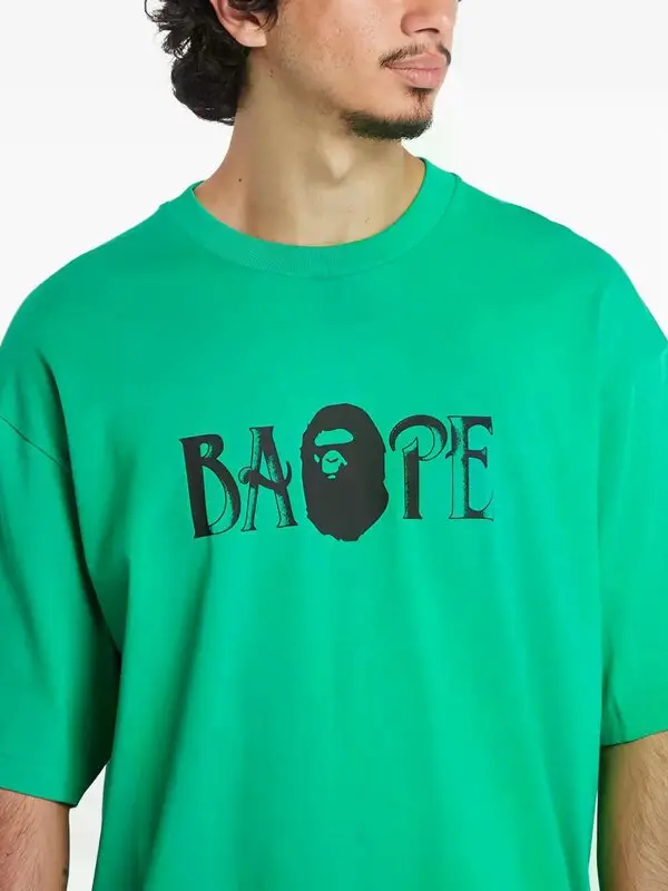 A BATHING APE Screen-print Logo T-shirt