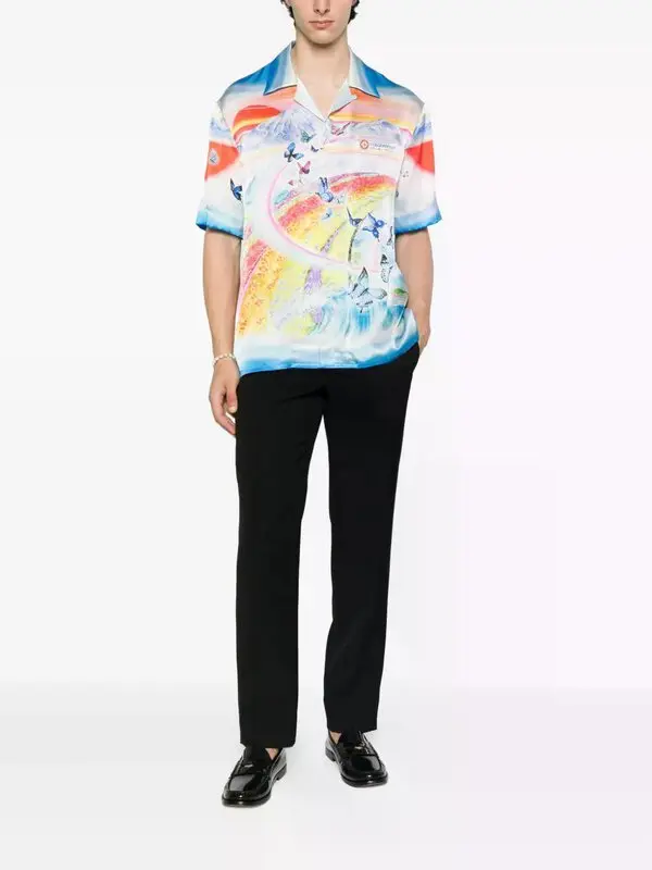Casablanca Teacher Butterfly Landscape Shirt