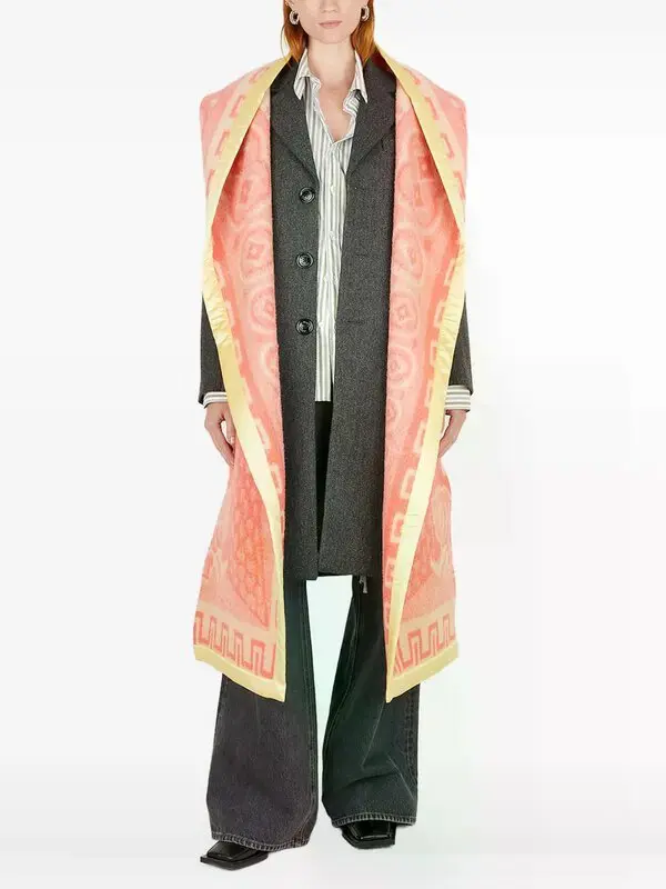 MERYLL ROGGE Wool Coat With Detachable Scarf