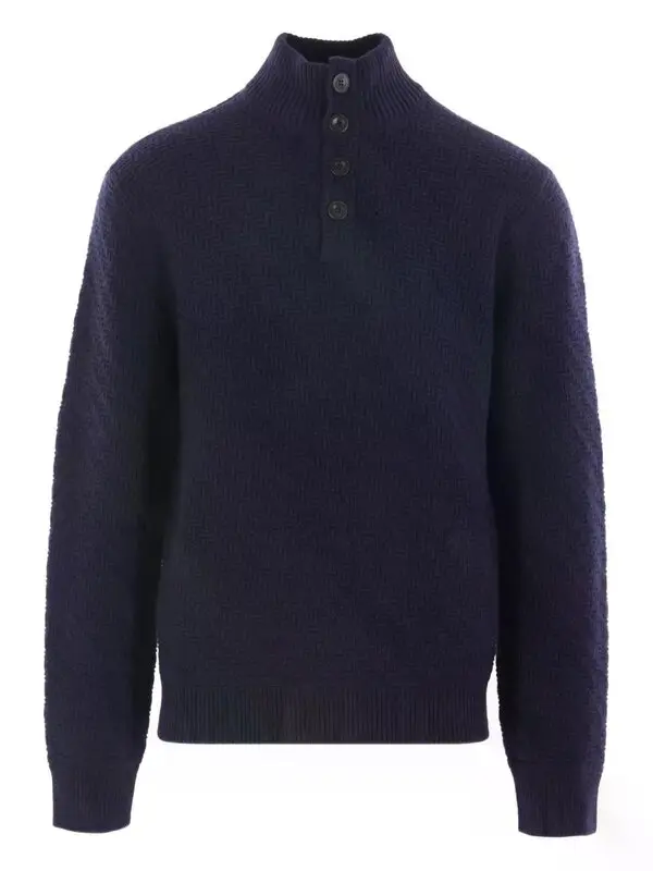 Giorgio Armani Textured High-neck Cashmere Sweater