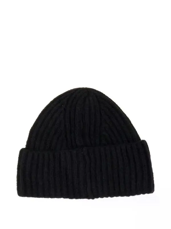 BARACUTA Ribbed Logo Beanie