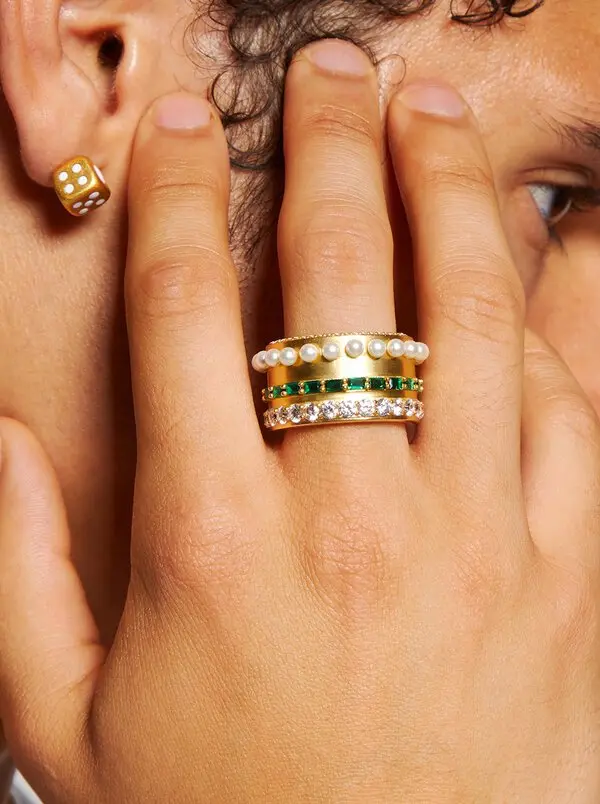 VEERT The Thick Layered Ring - Gold
