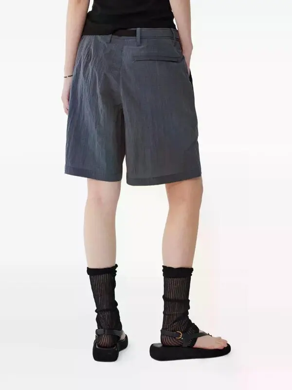 STUDIO TOMBOY Grid-pattern Cargo Shorts