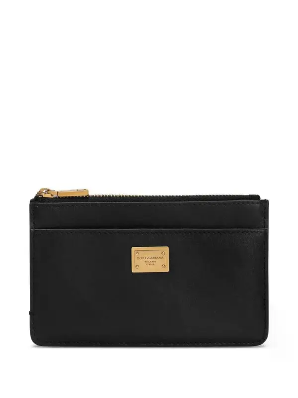 Dolce & Gabbana Leather Cardholder - Black