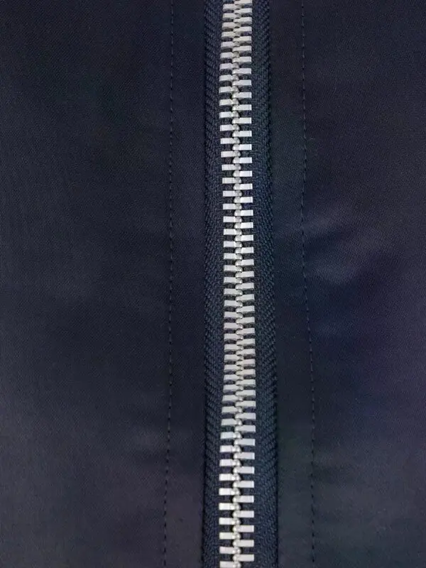 MYTHINKS Ribbed Zip-front Jacket